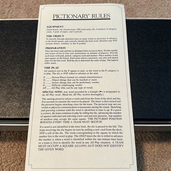 Games | Vintage First Edition Pictionary | Poshmark